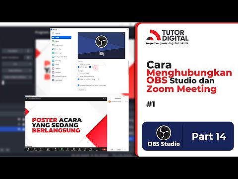 Part 14 | How to Connect OBS Studio and Zoom Meeting #1 | Digital Tutor