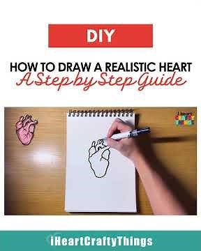 How to Draw a Realistic Heart - Easy Step-by-Step Guide for Beginners #howtodraw #drawingtutorial