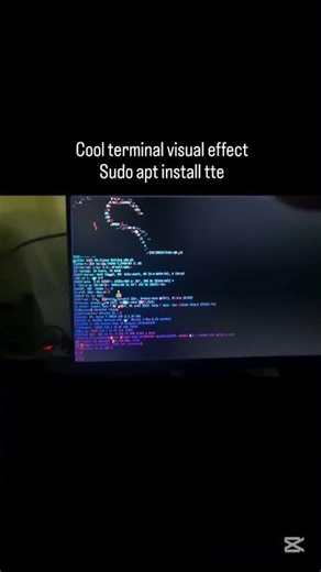Linux Terminal Cool Visual Effects 🔥🐧#linux #satifying