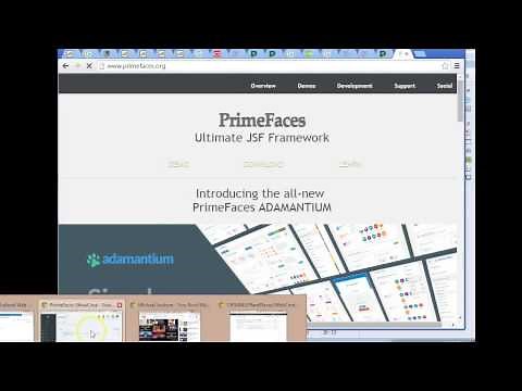 Creating template designs for websites with JSF