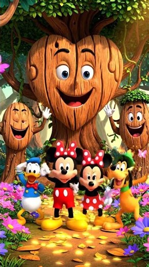 Mickey Mouse and the Forest of Talking Trees 🌳✨ | Magical Cartoon Adventure