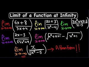 Limit of a function at Infinity!!