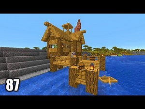I Completed a Starter Fishing Shack with Docks | Minecraft 1.21.5 Chill Let's Play