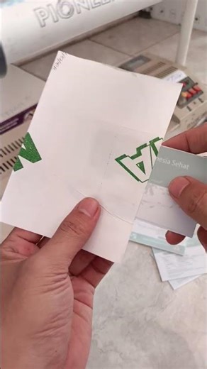 second step, make a "BPJS card" with PVC