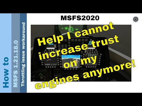 Flight Simulator 2020 - How to - MSFS 1.21.18.0 - throttling issue workaround