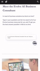  Salon pros are raving about this!  Hairstylists and salon owners can’t get enough of our new AI Business Consultant Bot! 易 Got a business question? Now, you can ask and get the best answer in no time—all the expertise of Evolve at your fingertips.  From growing your client list to maximizing retail sales, this bot is here to guide you! Ready to make business decisions faster and easier? | Evolve Salon Systems | Facebook