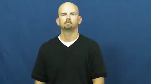 Watch how to sign 'part with' in American Sign Language.