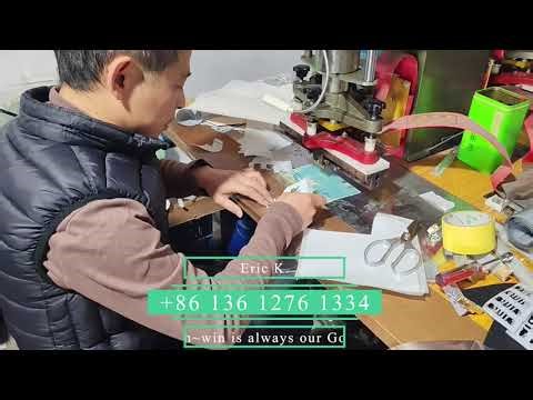 How to make a #Metal Surface Reflective #TPU #Label #Patch #Badge with #High-Frequency #Machine?