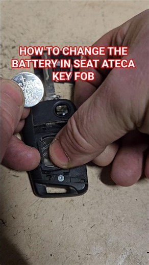 How to change the battery in a SEAT ATECA KEY FOB #automobile #diy