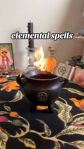 Over the Moon Magic on Instagram: "Elemental witch tip 🔥💦🌿🫧 Did you know different types of spells are used for different intentions? Fire = passion + energy. Water = emotions + intuition. Earth = stability + finances. Air = travel + change. Want to learn more about elemental magic? Find digital grimoire pages for each element on my Etsy. ⛓️ in b10 #witchcraft #witchstagram #witchtips #witchlife #witchesofinstagram #witchtok #witchspells #elementalmagic"