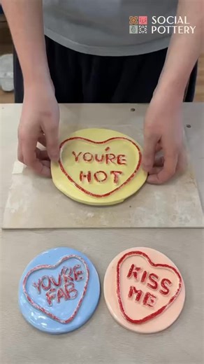 Galentines night done right💕 Spend the night hand building clay hearts, adding cheeky massages and sipping our favourites🥂 13th February 6.30 - 8.30pm https://classbento.co.uk/handbuilding-hearts-galentines-edition-milton-keynes #galentines #thingstodoinmk #galentinesday❤️ #pottery | Social Pottery MK