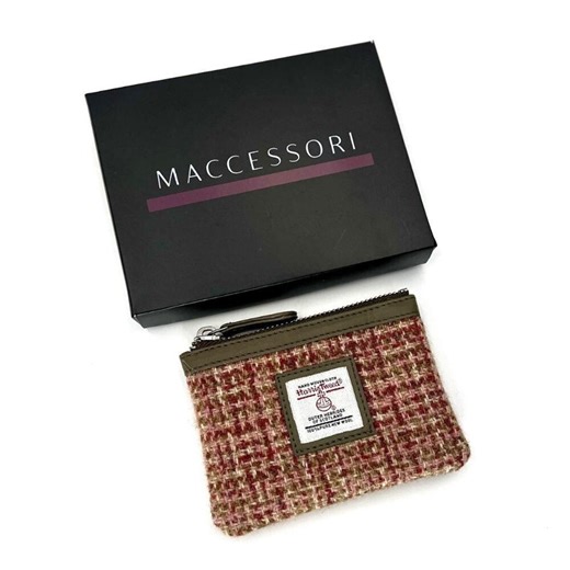 Harris Tweed Fabric Coin Purse. Our Maple Colour Harris Tweed Zip Coin Purse / Key Fob Card Pouch - Etsy UK