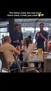 The father cried, the man back there cried, I cried, you cried 🥹❤️‍🩹