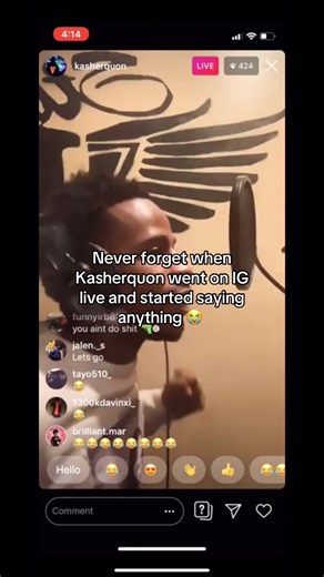 ina pepsi 😭 #kasherquon #iglive #undergroundmusic #underground