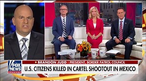 “These cartels are extremely dangerous. They don’t care about life, and they are operating in the United States largely because we have publicized border security” - Brandon Judd, President of the National Border Patrol Council, sounds off after nine Americans are killed in a drug cartel shootout in Mexico | Fox & Friends