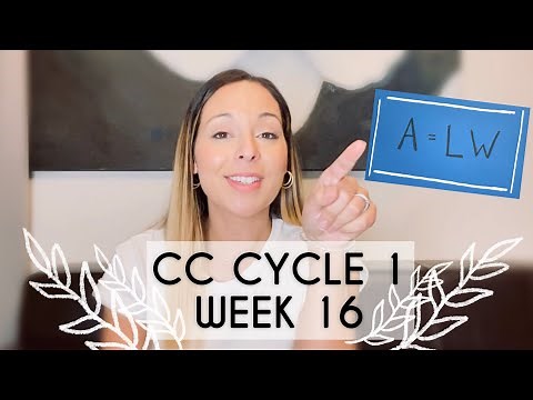 CC CYCLE 1 WEEK 16: Foundations Memory Work Ideas