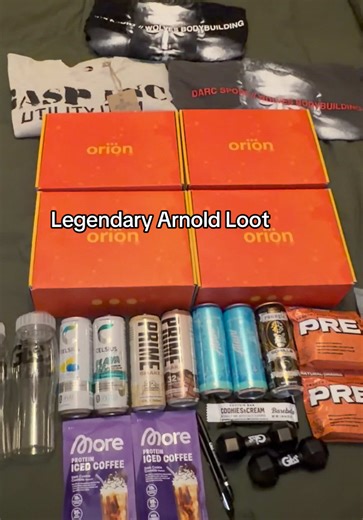 Only the good stuff @orionsupps code gray‼️ #arnold #arnoldclassic #gymtok #bodybuilding #gym