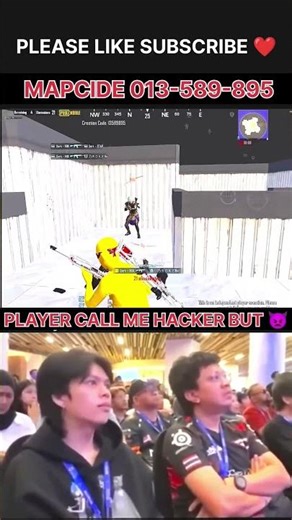 PLAYERS CALL ME HACKER 🥵 #shorts #jonathangaming #youtube #ipadmini5pubghandcam #tournament #bgmi