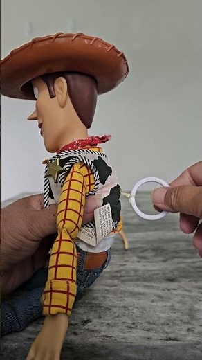Disney Store Toy Story Talking Woody Pull String Toy w/hat - works