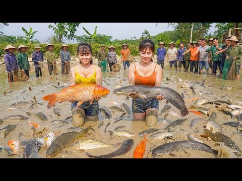 TAMILAPSE -- 368 Hours of Fishing, Catching Many Large Fish to Sell at the Local Market