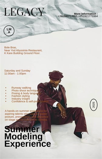 Summer Sessions Starting from ሀምሌ 01 up to ነሀሴ 30. We only have limited spots available, hurry up and join now.