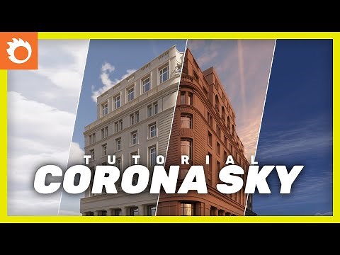Cielos y nubes REALISTAS con CORONA SKY | Tutorial 3DSMAX & Corona