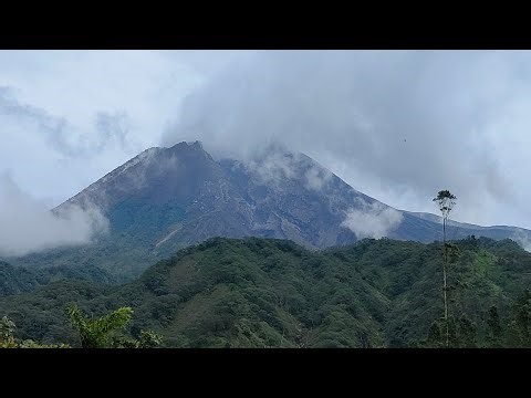 Kawah Gunung Merapi Terbaru Dilihat Dari Wisata Bukit Klangon