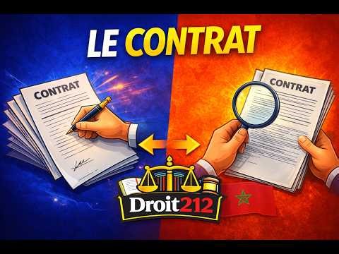 Le contrat (العقد) : فاهمو مزيان فـ 5 دقايق ⚖️ | Principes essentiels