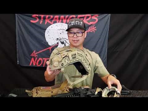 Ops-Core Fast SF Carbon Bump Helmet & Accessories