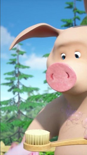 Clean morning! 🧖‍♀️🧼 #ShowerPower #MashaAndTheBear #Shorts #kids #cartoonforkids