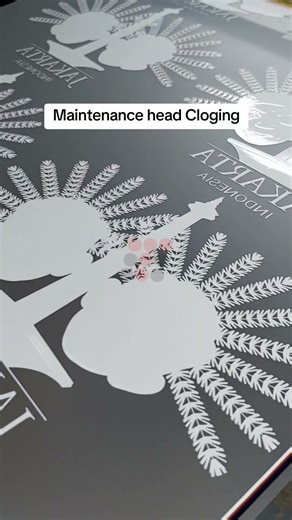 Maintenance DTF Printer Head i3200 Cloging