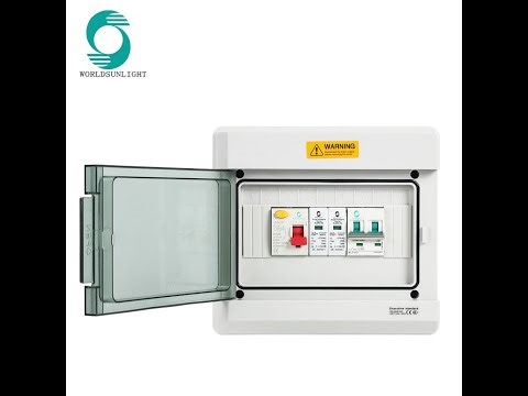 WSDB-AC1/1 1 In 1 Out Solar AC Combiner Box