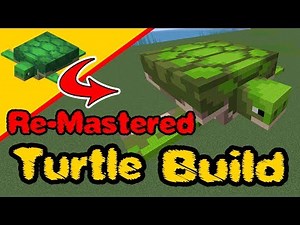 Minecraft Turtle - Minecraft Turtle Build - Turtle Statue PS4, XBox, PC, Pocket Edition, Switch