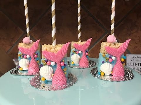 Mermaid Tail Rice Crispy Treats(How To)