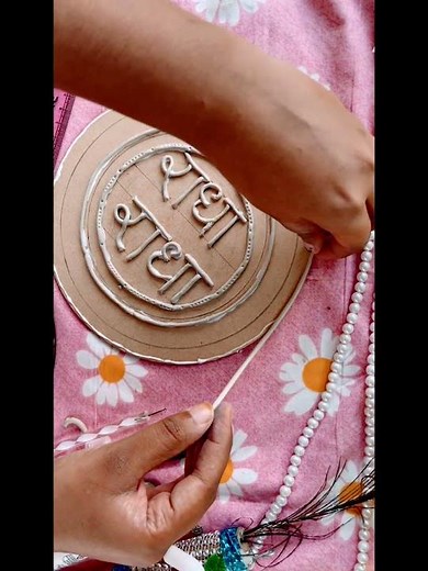 Radha Rani clay art ✨ handmade with heart 💕 #DIYArt #ViralCraft”