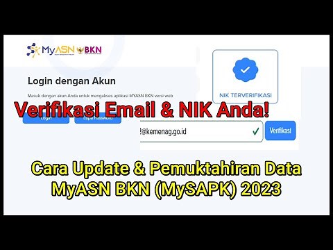 Cara Update (Ubah) & Pemuktahiran Data MyASN BKN MySAPK 2023 – Riwayat Ubah Profil