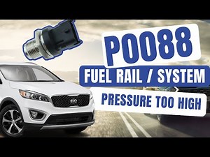 Test & Fix P0088 Fuel Rail / System Pressure Too High| KIA SORENTO UM 2015-20 | 2.4 GDI #P0088