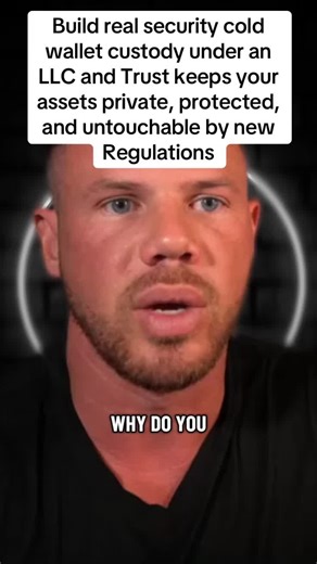 Build real security cold wallet custody under an LLC and Trust keeps your assets private, protected, and untouchable by new Regulations #xrp #xrpcommunity #xrparmy #xrpnewstoday #xrpripple