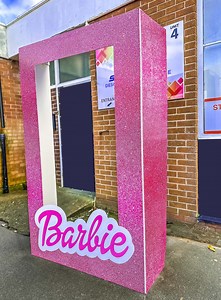 Barbie Box 6ft GLITTER Photo Frame Event Birthday Event Party Props Selfie Cut Out Booth Barbie-themed Items - Etsy