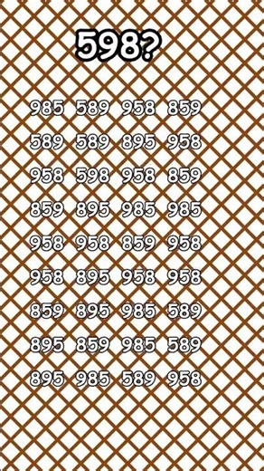 "Challenging Number Puzzle: Can You Find 598? | Number Puzzle Brain Teaser"
