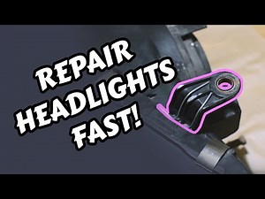 How-To :: Fix Your Broken Headlights QUICK and EASY!