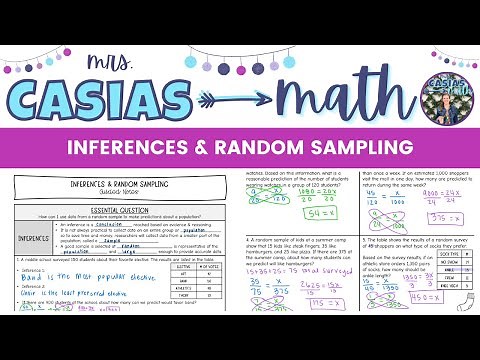 Inferences and Random Sampling | 7th Grade Math Lesson