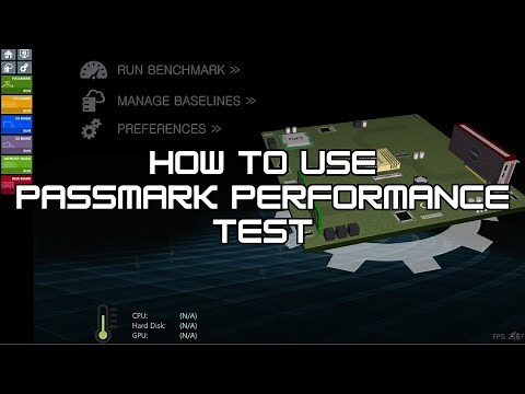 How To Use Passmark Performance Tests | Tutorial
