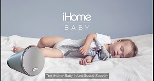 iHome White Noise Machine for Baby, Portable Sound Machine with Sleep Sounds and Lullabies for Babies, Newborn Essentials Ideal for Baby Shower Gifts