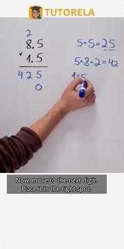 Mastering Decimal Multiplication: 8.5 × 1.5 Explained #Math #DecimalFractions-Advanced