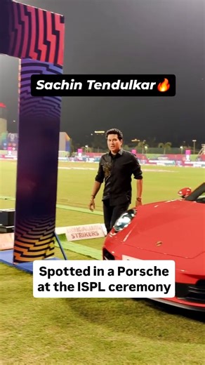 Urban NXT | Luxury Platform on Instagram: "#LuxuryUrbanNXT Sachin Tendulkar arrives in style ✨@sachintendulkar • The Master Blaster spotted stepping out in a Porsche @porsche_in • Making a grand appearance at the ISPL ceremony @ispl_t10 • A perfect blend of legacy, class, and luxury on wheels 🚗 When legends choose luxury, it makes a statement. Follow @porschecentremumbai & @Urban.NXT for more Luxurious and Amazing Content ❤️ [sachin tendulkar, porsche, ispl ceremony, luxury cars india, celebrit