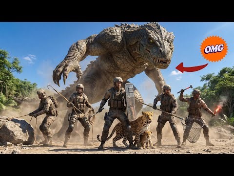 Brave Rescue Team Saves Innocent Leopard from GIANT Predator Attack 🛟