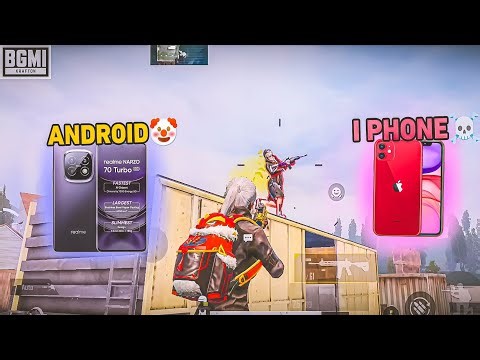 ANDROID vs I PHONE 11 || WHO WII WIN 🔥 1V1 TDM ( BGMI )