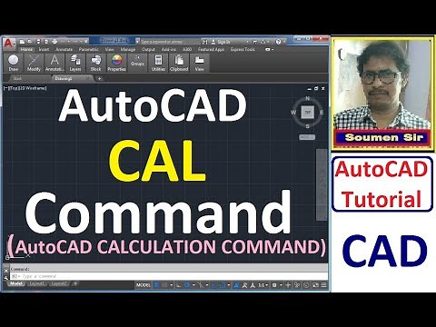 AutoCAD CAL Command || How to use CALCULATION command in AutoCAD || AutoCAD Tutorial