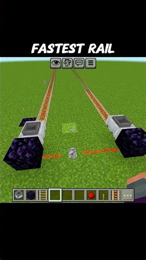 Fastest Rail #minecraft #isurvived100daysminecraftinhindi